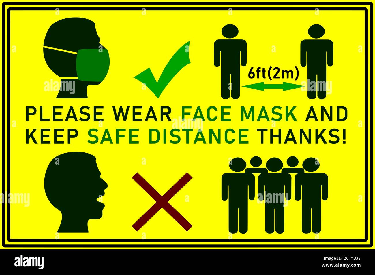 Please keep your mask on hi-res stock photography and images - Alamy