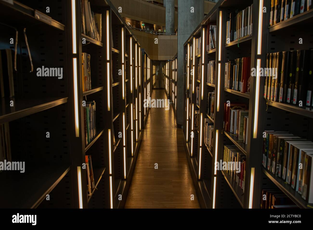 Interior scene from Alexandria Library, Egypt 2018. High quality Stock ...