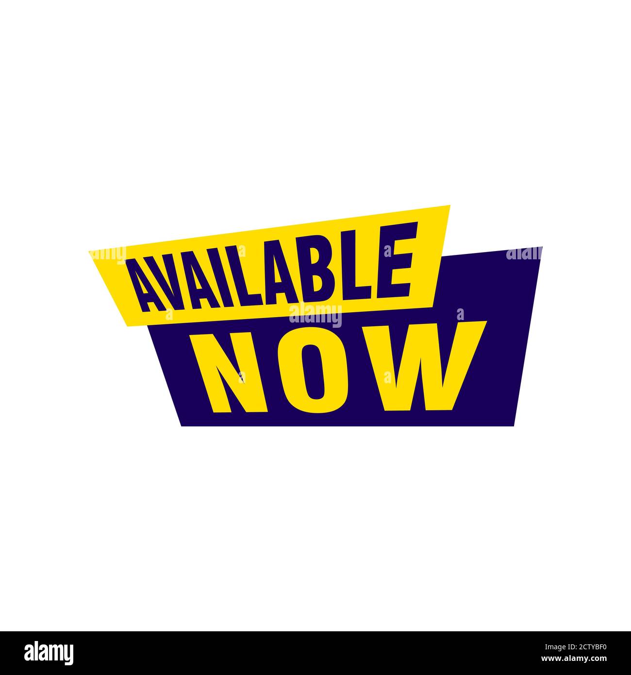 Available now label, badge, seal or burst flat vector icon for apps and ...