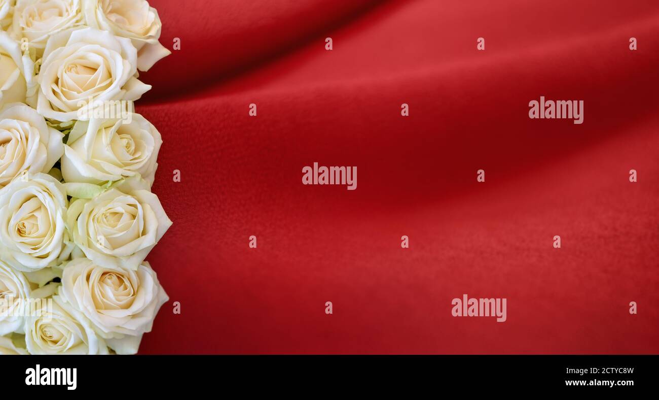 Satin rose bouquet hi-res stock photography and images - Alamy