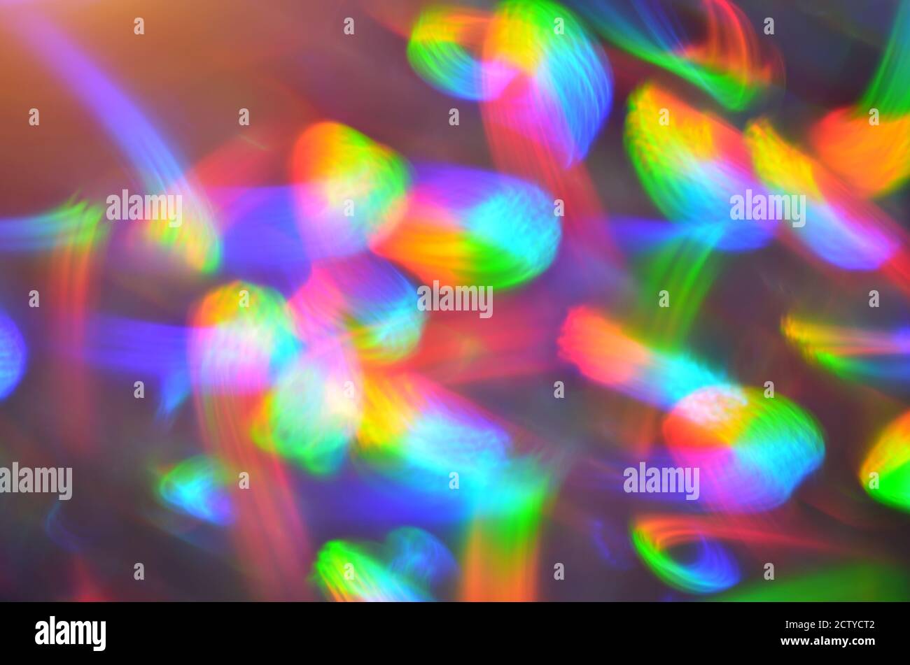 Multicolor defocused disco lights as abstract background Stock Photo ...