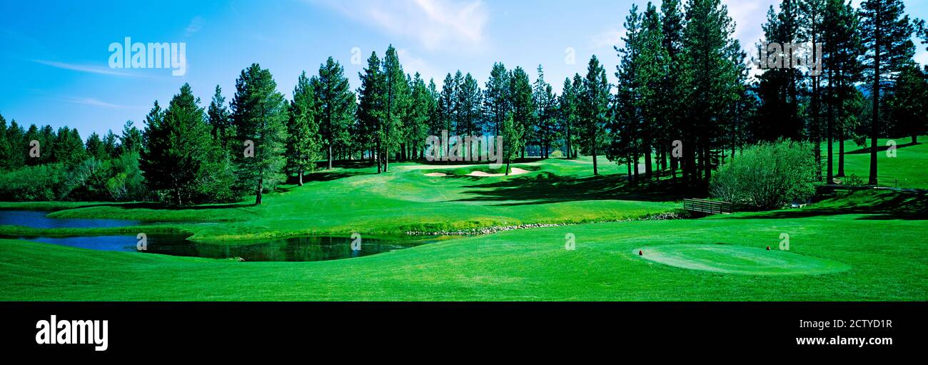 Golf course, Edgewood Tahoe Golf Course, Stateline, Douglas County ...