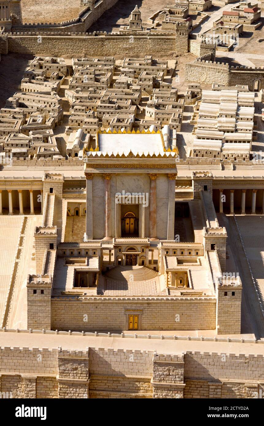Second temple model hi-res stock photography and images - Alamy