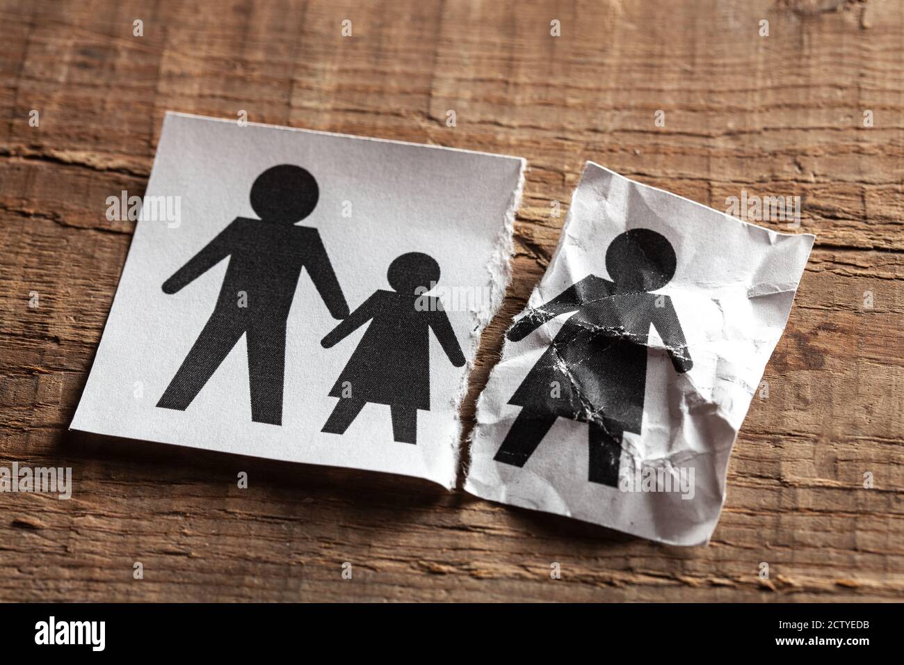 Father died. Death in the family. The child and mother remained, and ...