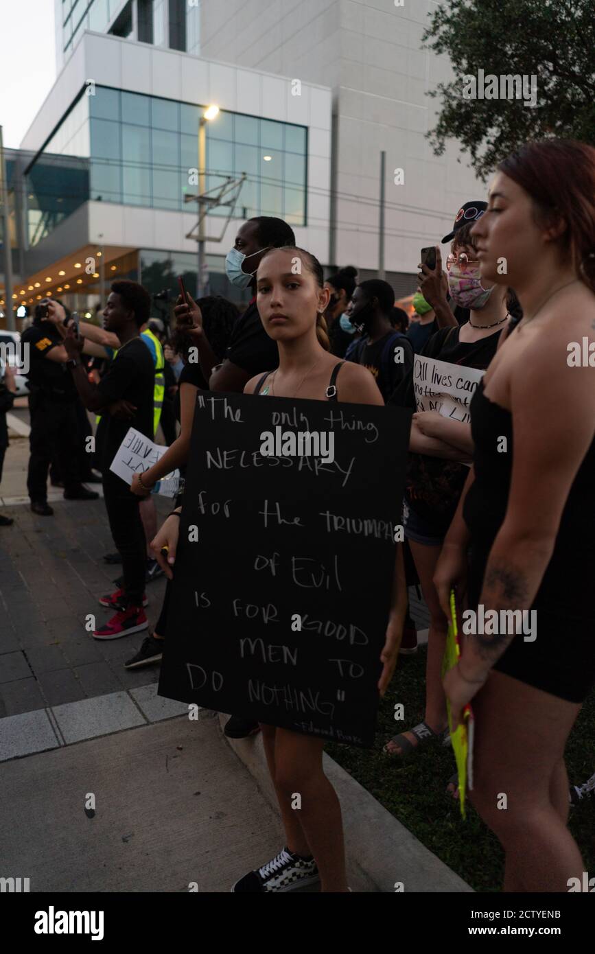 Houston Protest George Floyd Stock Photo - Alamy