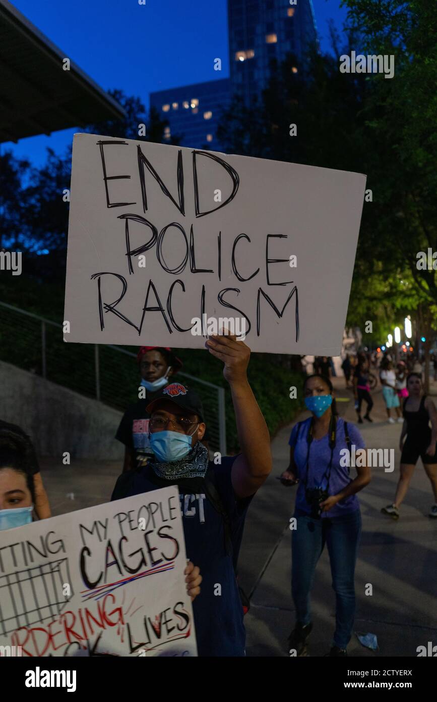 Houston Protest George Floyd Stock Photo - Alamy