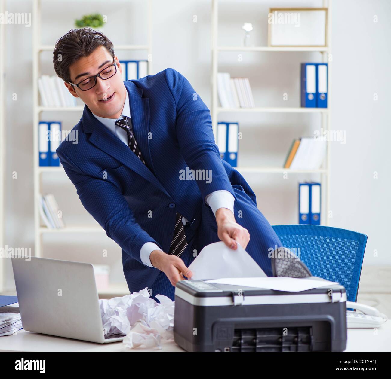 Angry and paper and office and copier hi-res stock photography and ...