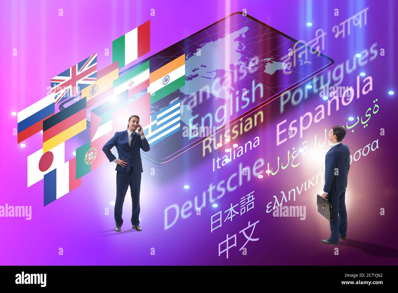 Concept of online real-time foreign language translation and learning ...