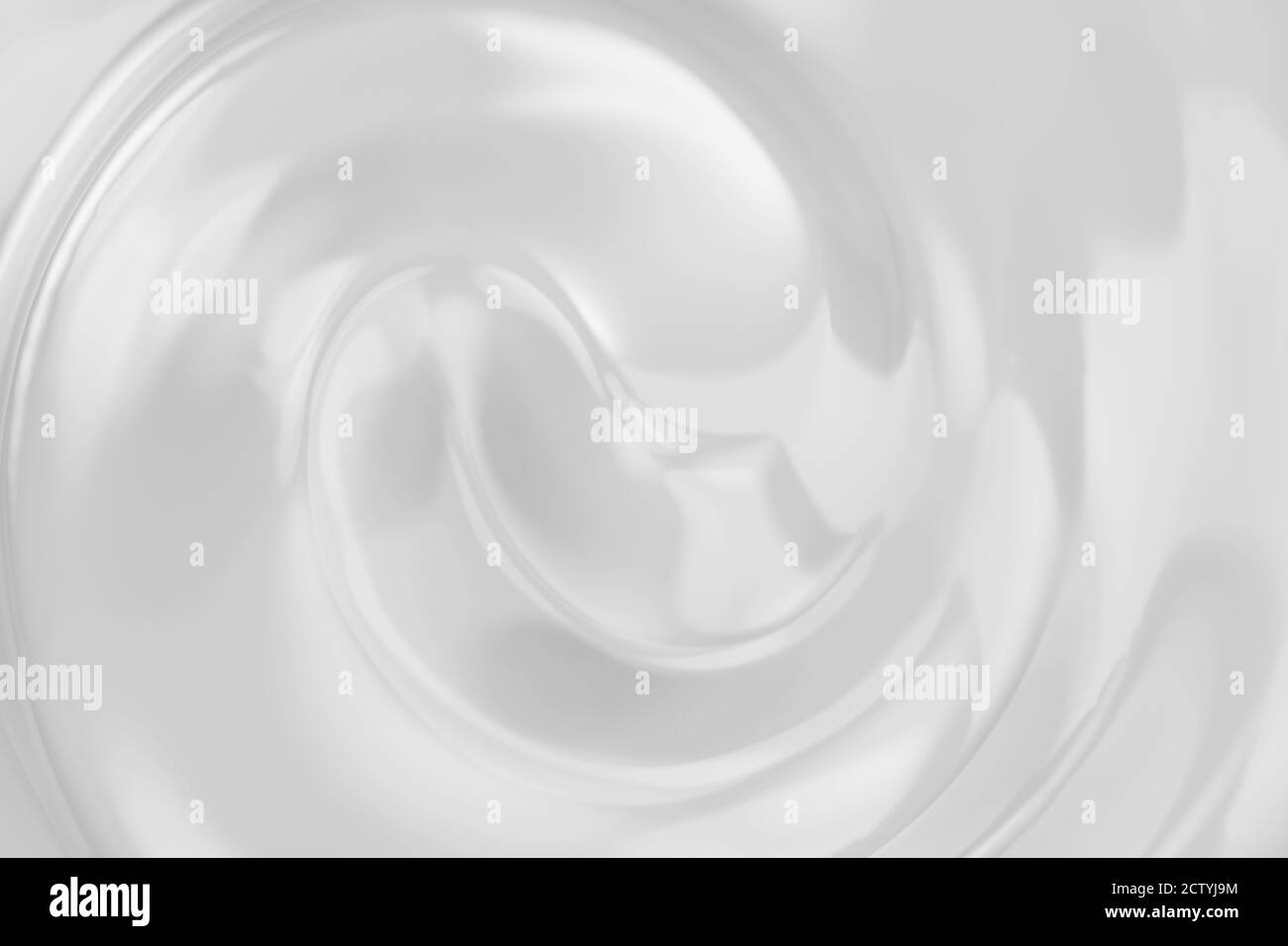 3d rendering white cosmetic cream top view Stock Photo - Alamy