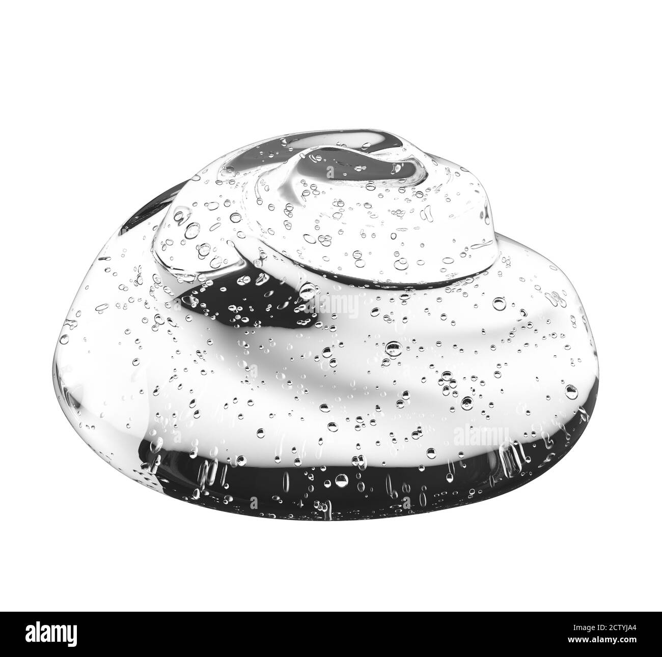 Texture liquid transparent gel Black and White Stock Photos & Images ...