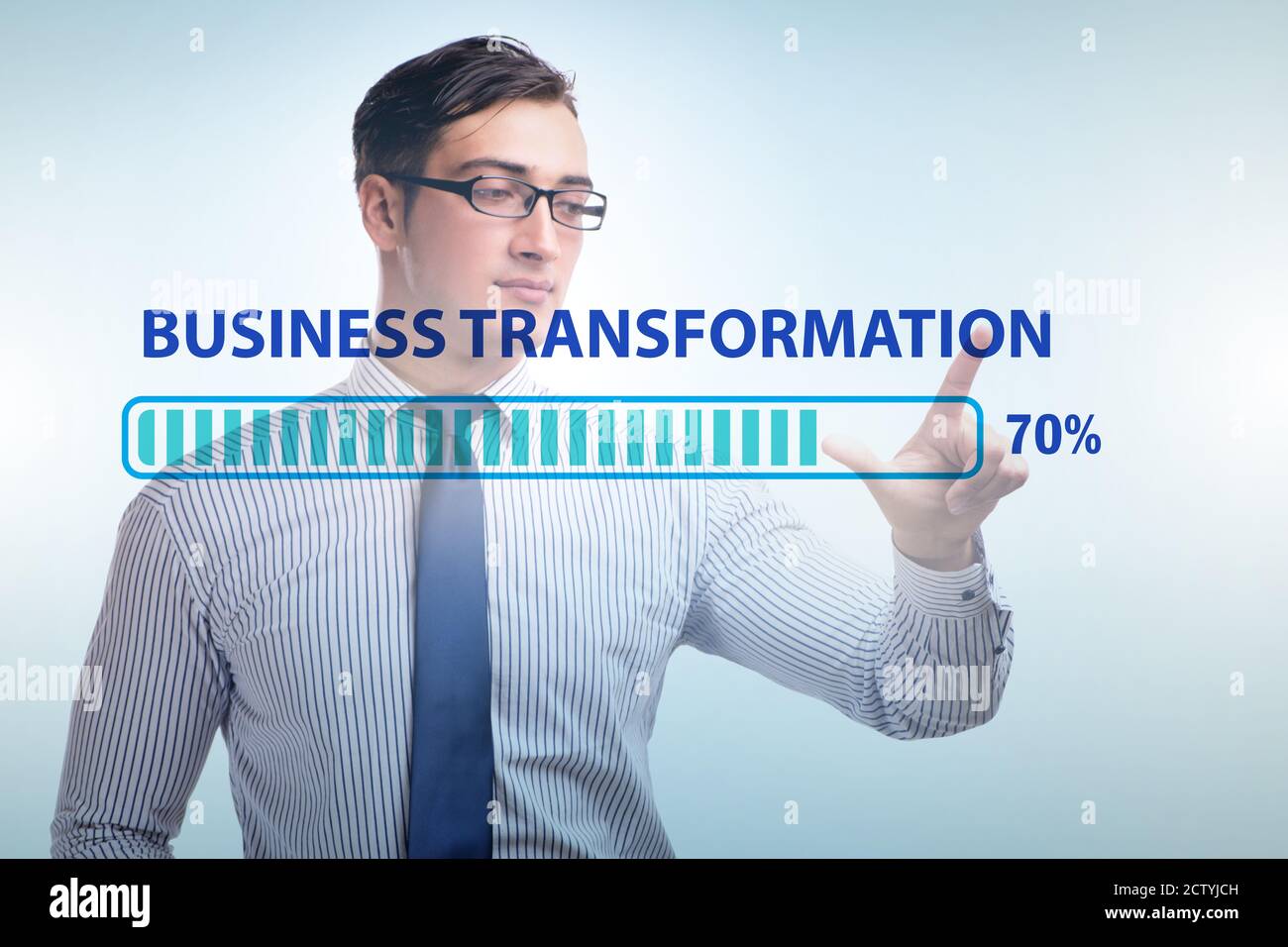 Concept of the corporate business transformation Stock Photo - Alamy