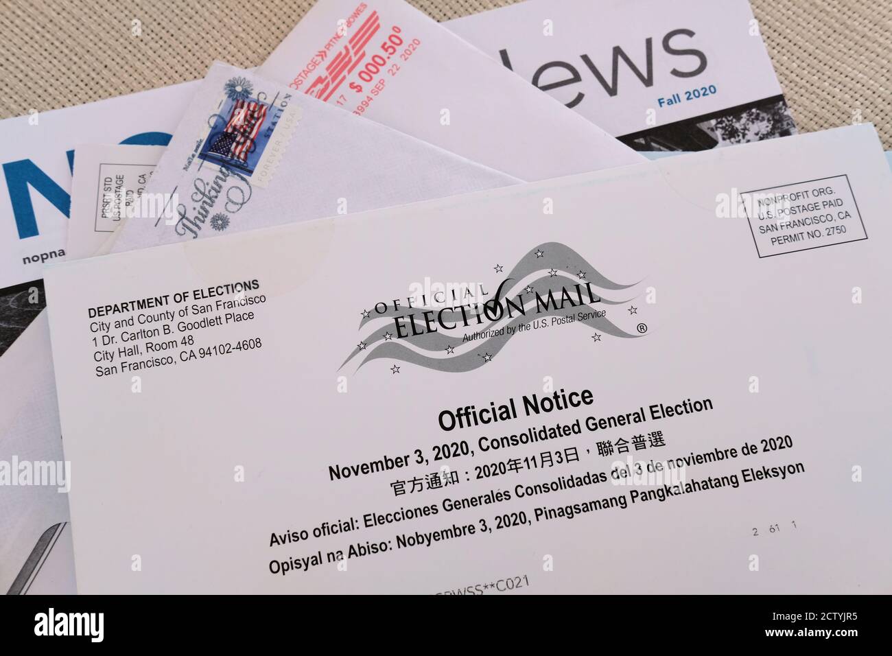Multilingual official mail hi-res stock photography and images - Alamy