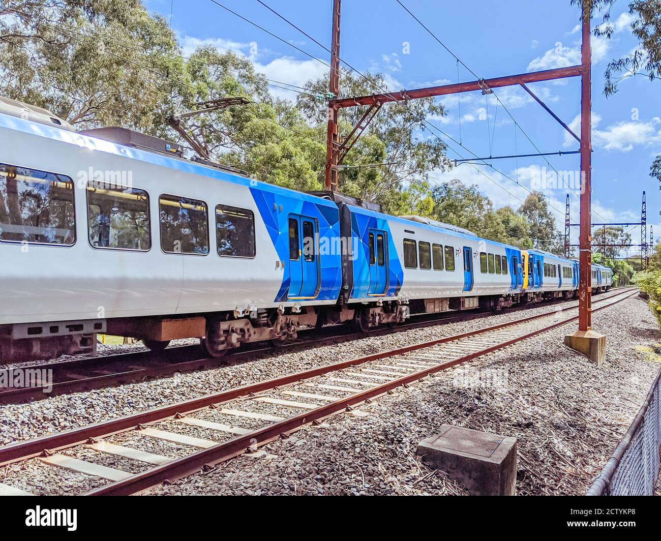 Melbourne Metro Train in Australia Stock Photo - Alamy