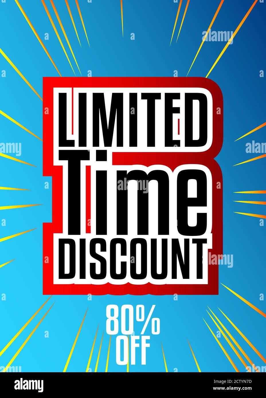 Comic book discount sale social media post design. Cartoon colored ...