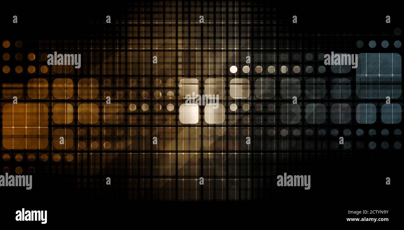 Technology Communications and Satellite Transmission Data Art Stock ...