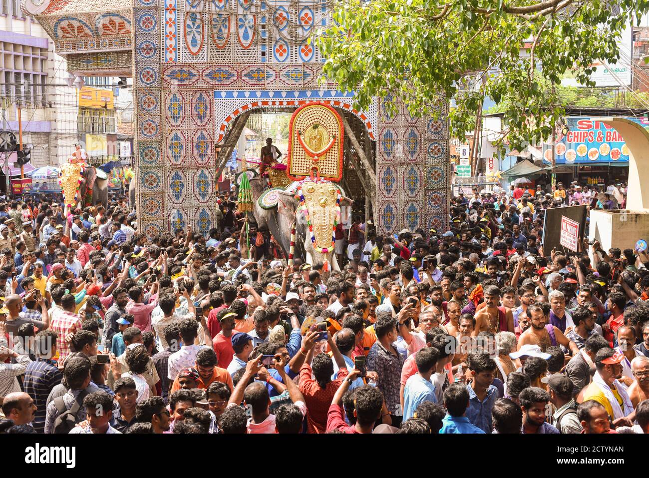 Pooram festival hi-res stock photography and images - Alamy