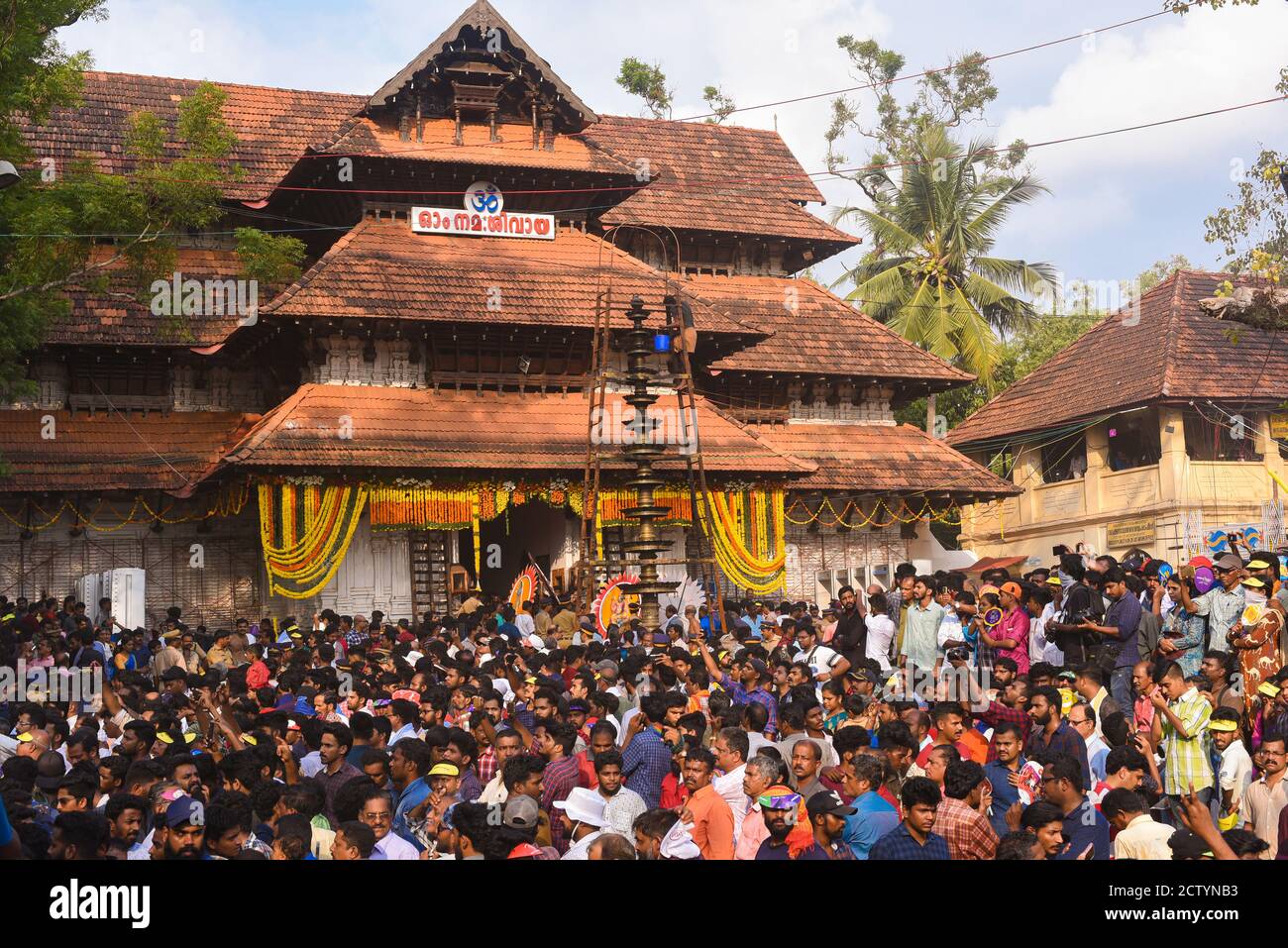 Pooram Elephant High Resolution Stock Photography and Images - Alamy