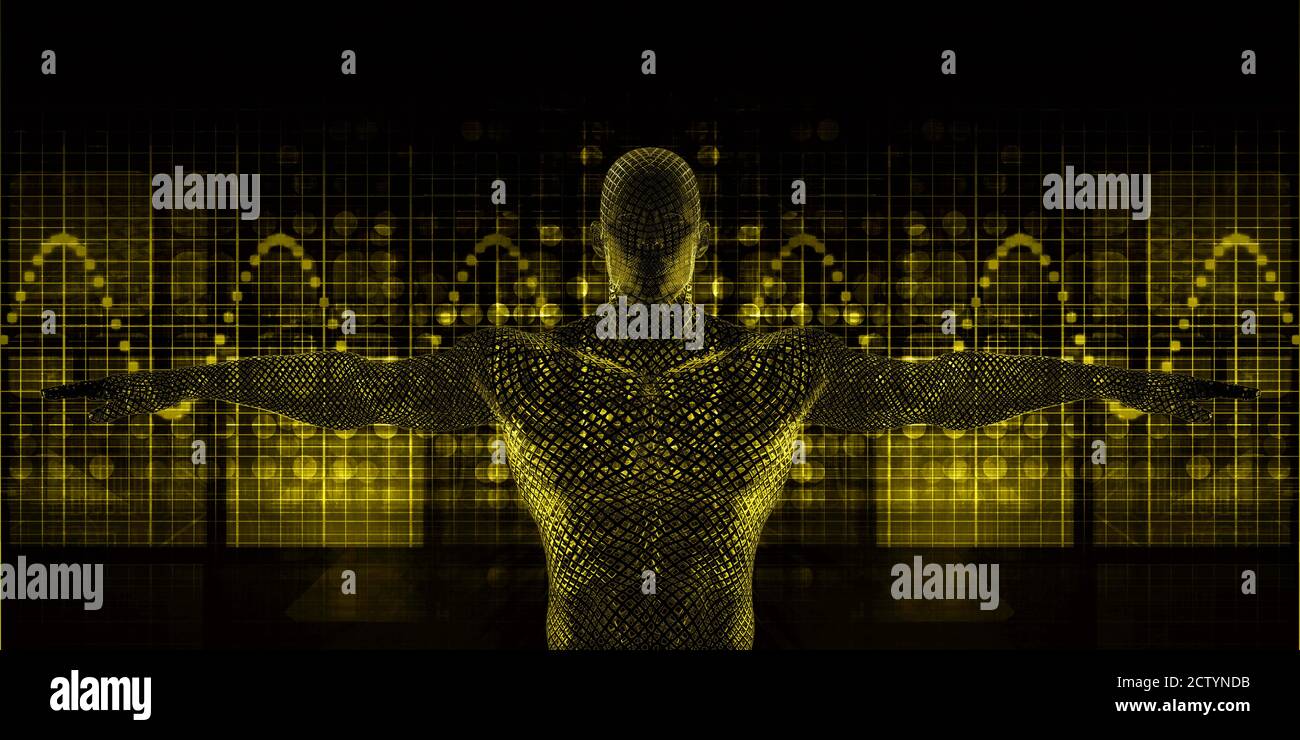 Creative Technology Idea and Digital Lifestyle Background Stock Photo ...