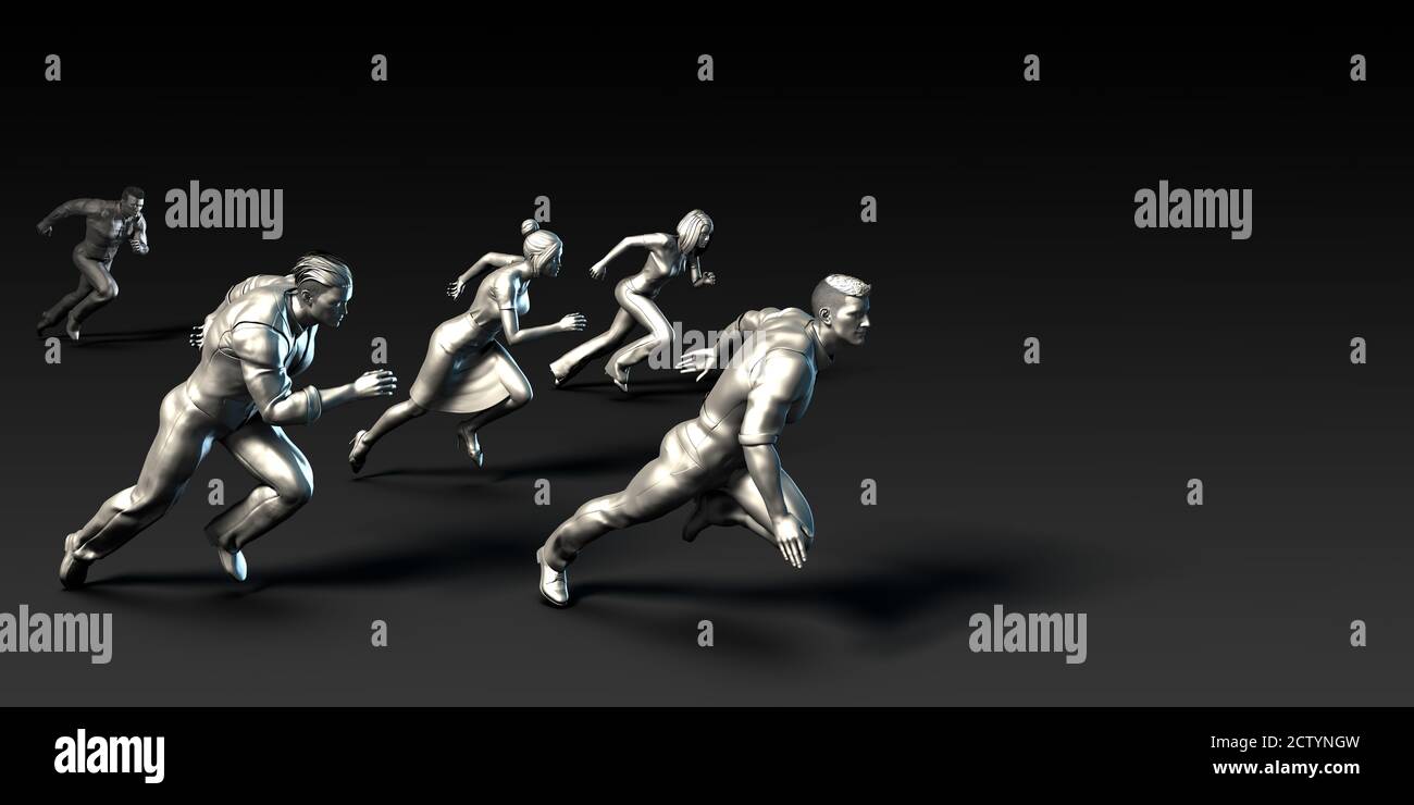 The Entrepreneurial Spirit Mindset Leading to Success Stock Photo - Alamy