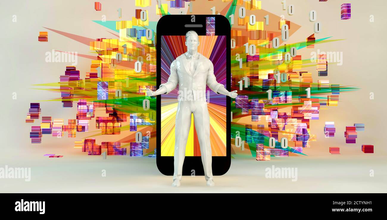 Mobile App Development for Smartphone Application Create Concept Stock ...