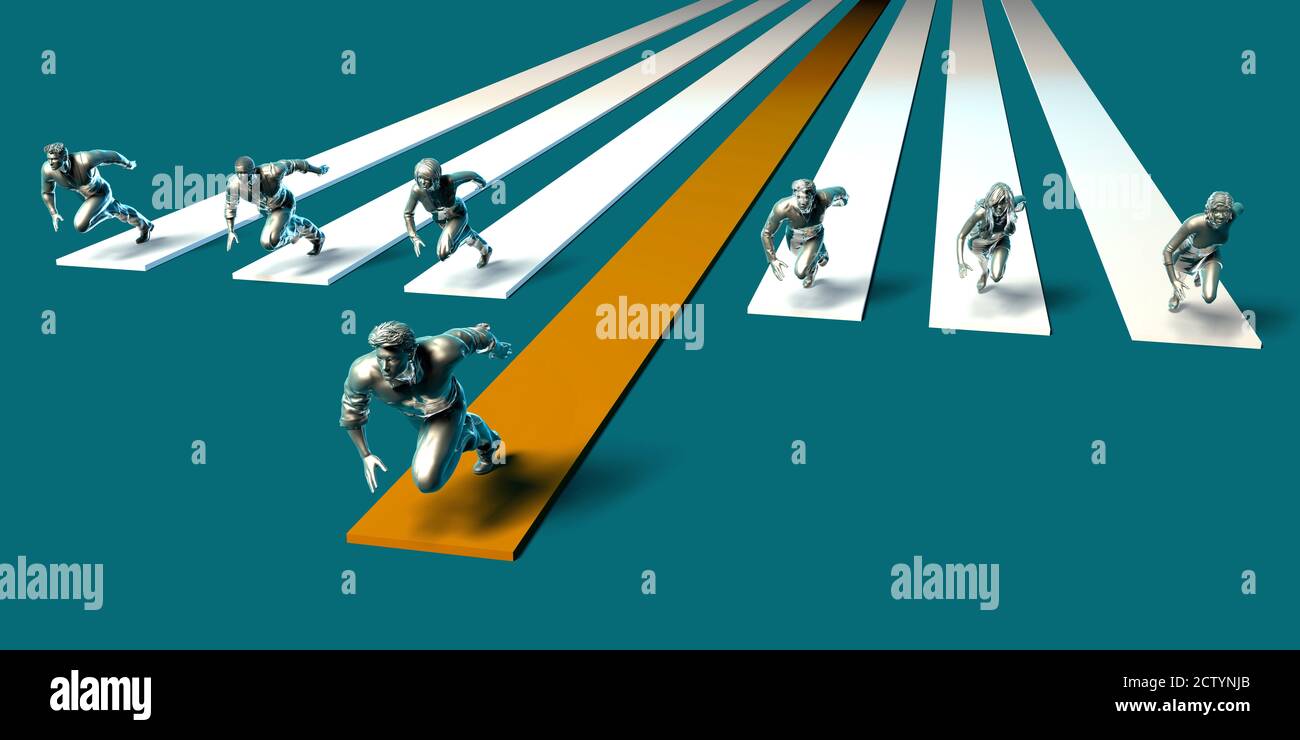 Industry Leader and Market Dominance of a Company Stock Photo - Alamy