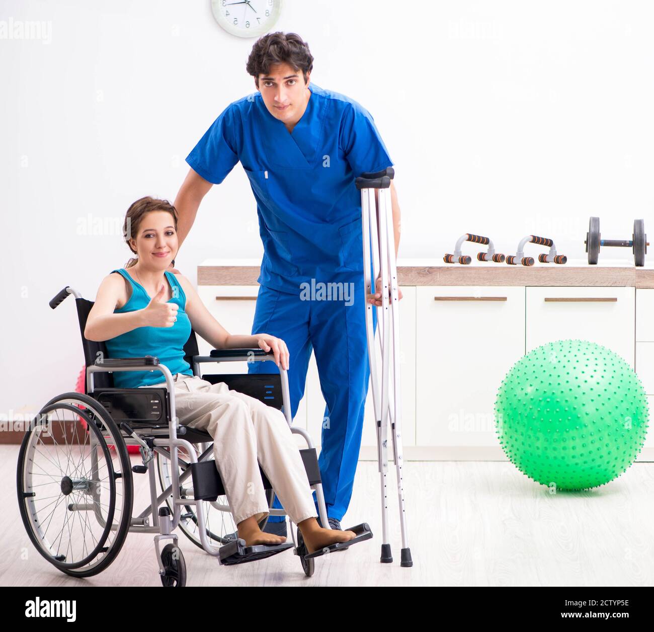 The woman recovering after traffic accident Stock Photo - Alamy