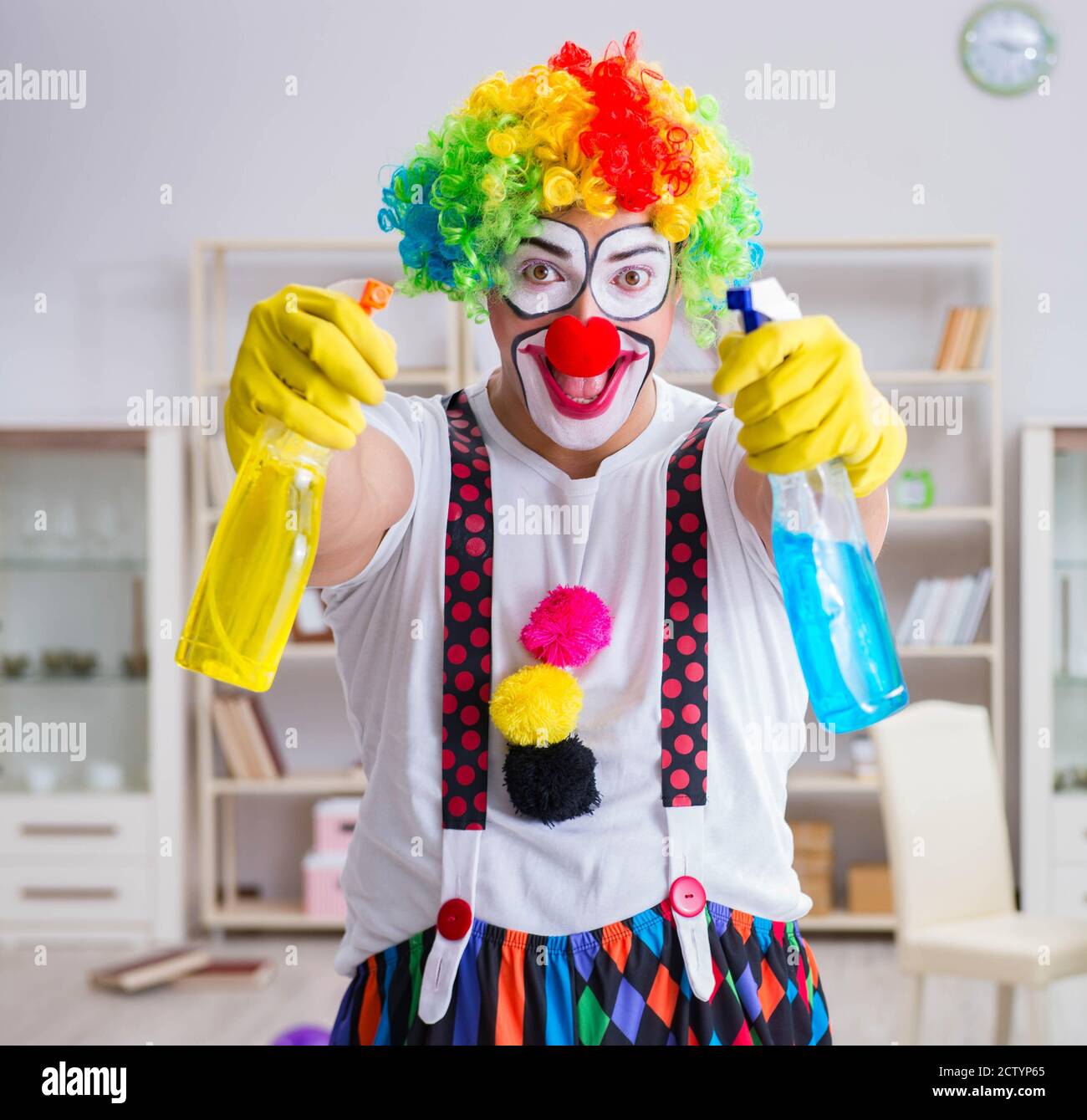 Cleaner cleaning comedy hi-res stock photography and images - Alamy