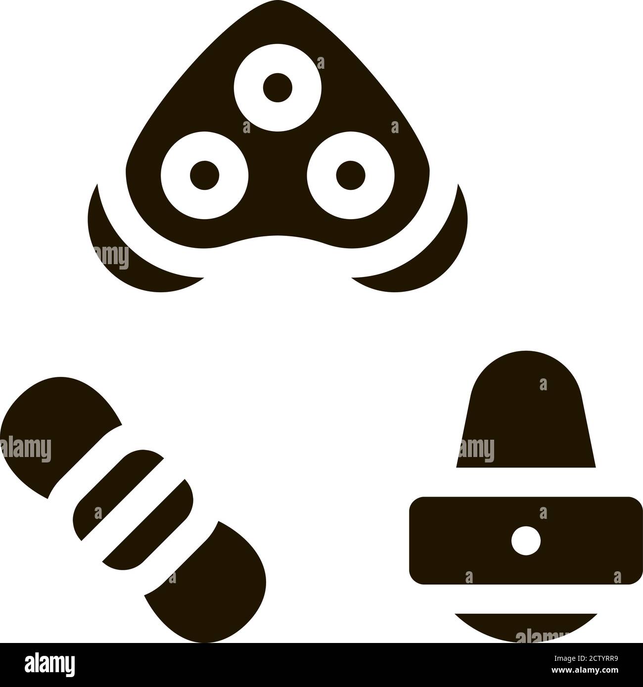 Rollers Detail Rope Movement Equipment glyph icon Stock Vector Image ...