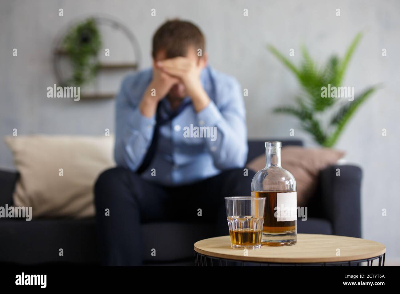 Whisky drinking sick hi-res stock photography and images - Alamy