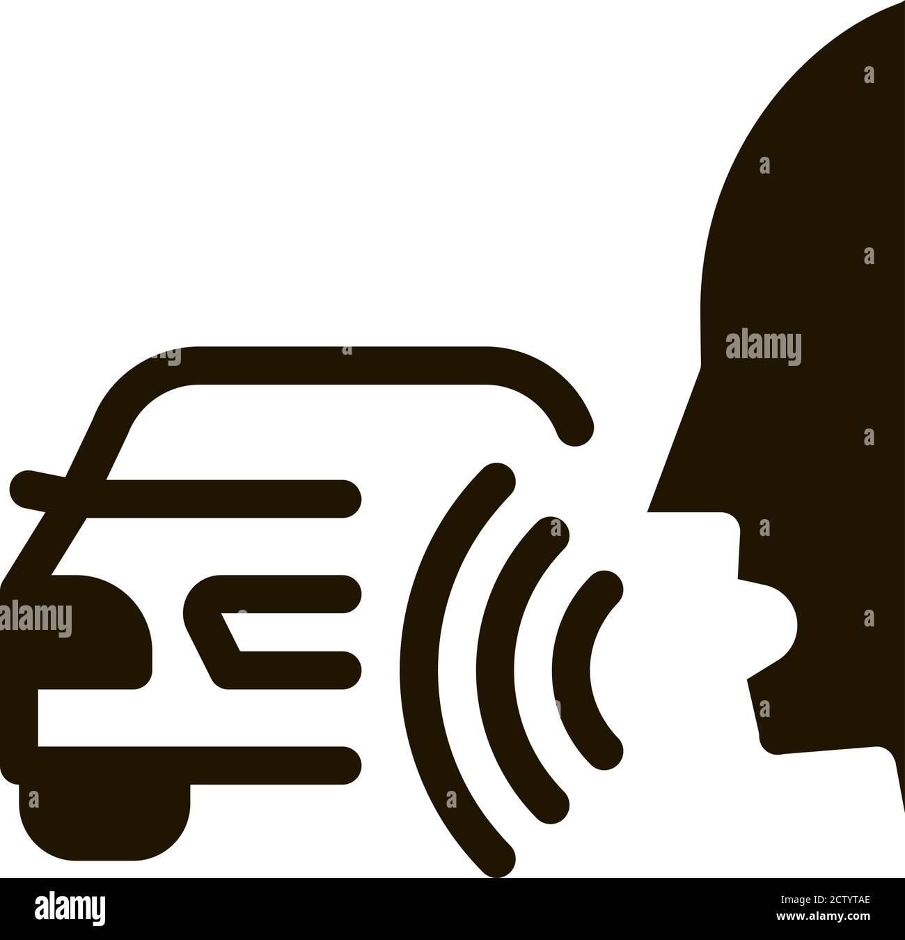 Machine Voice Control Icon Vector Illustration Stock Vector Image & Art ...