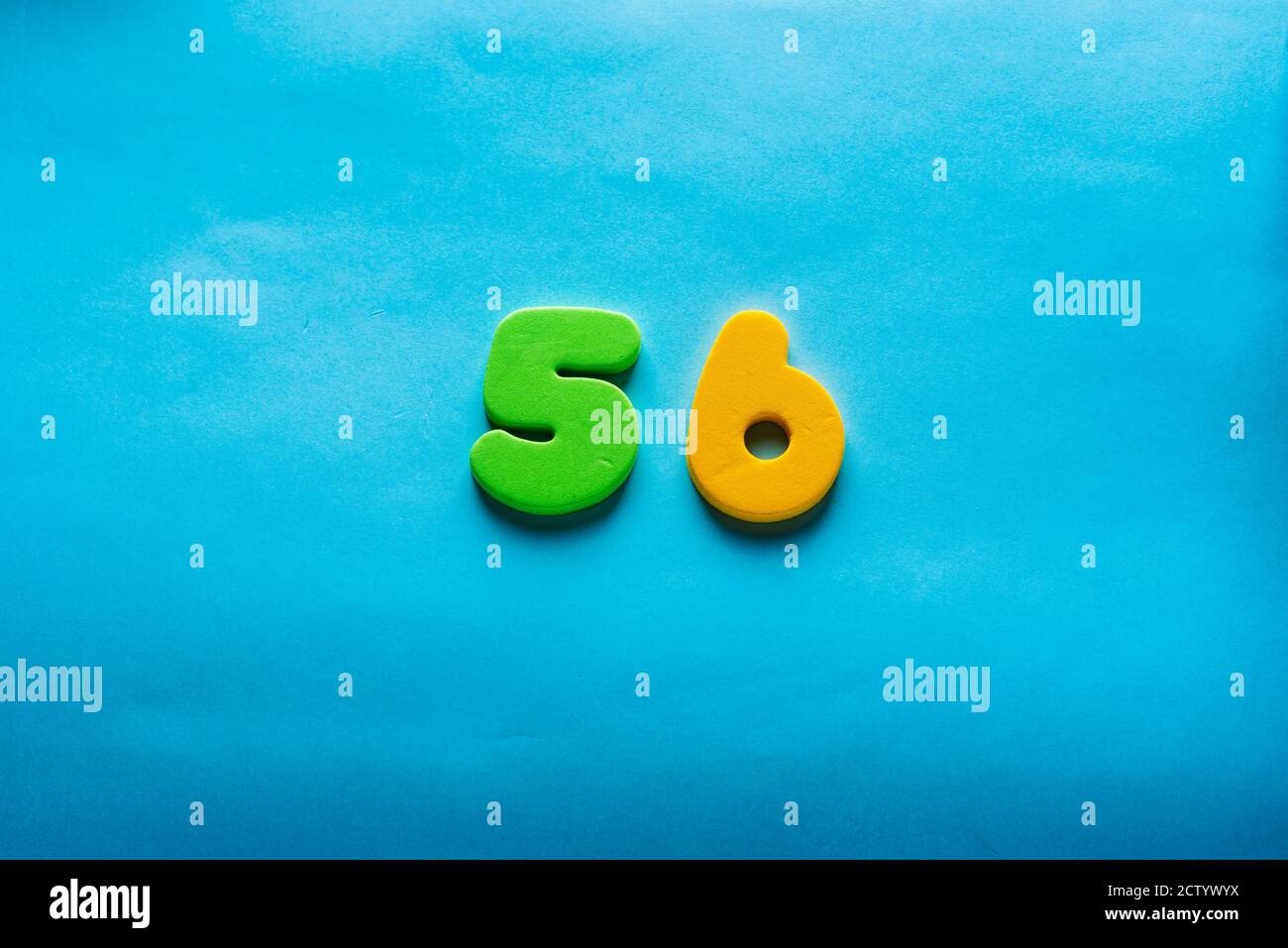 56 years birthday logo hi-res stock photography and images - Alamy
