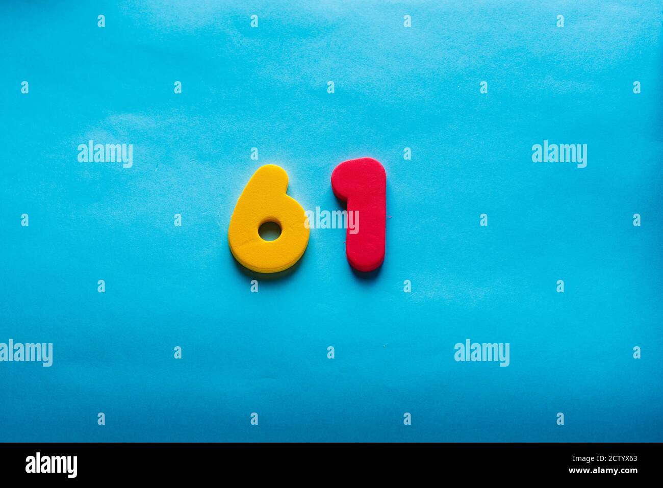 61 birthday logo hi-res stock photography and images - Alamy