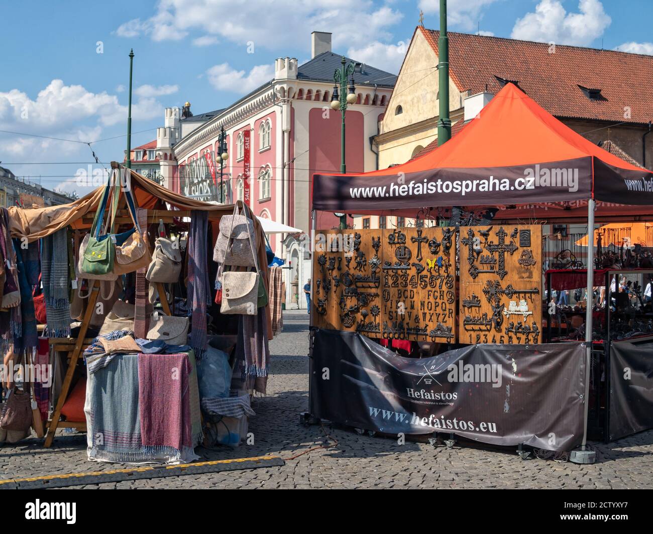Prague Street Market Stalls High Resolution Stock Photography and ...