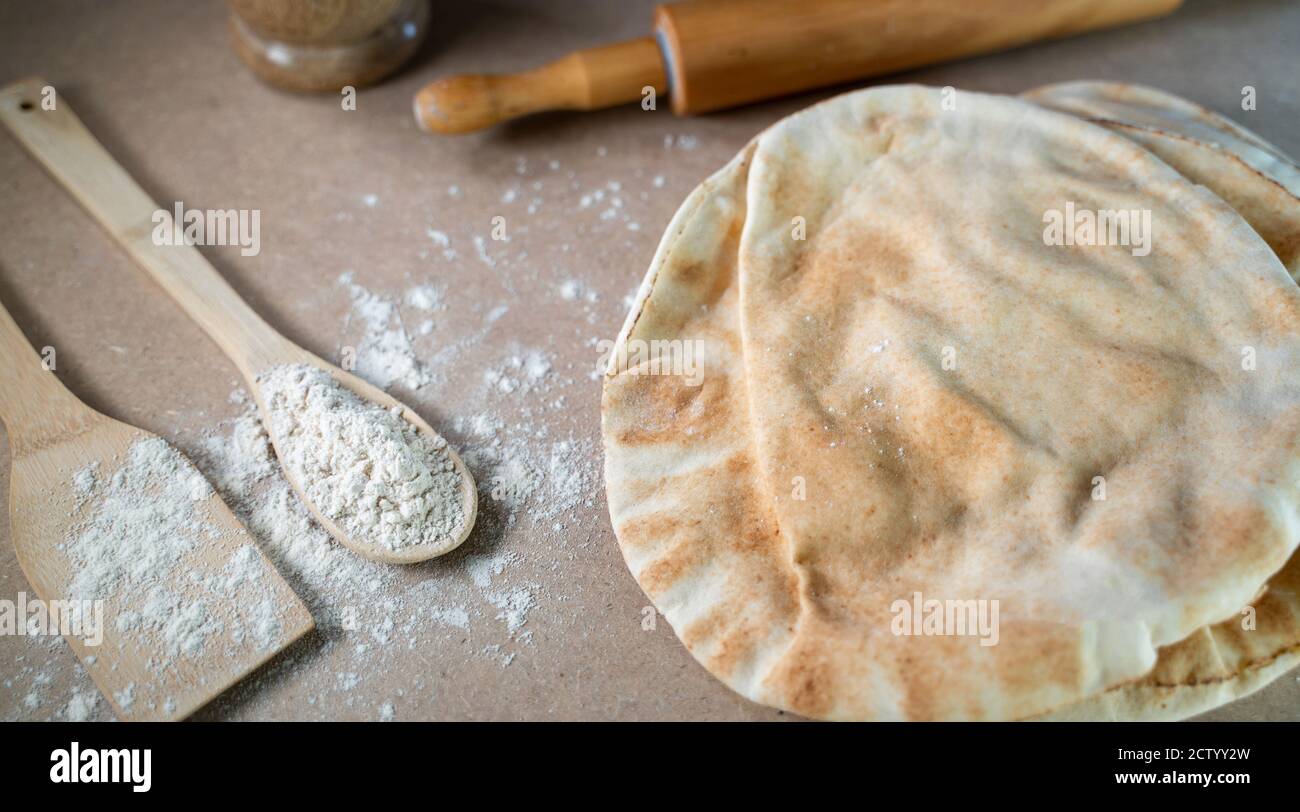 Saj bread hi-res stock photography and images - Alamy