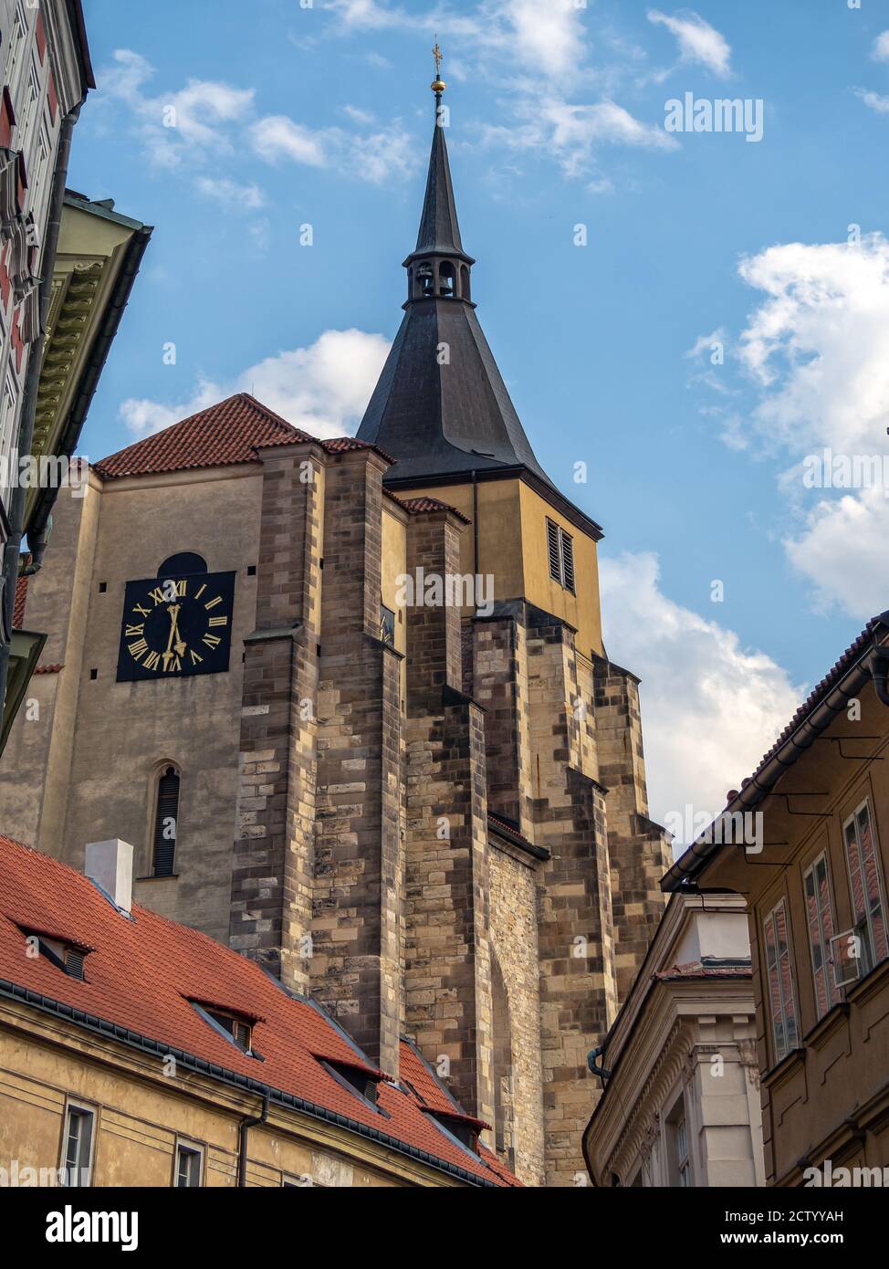 Church steeple clock in town hi-res stock photography and images - Alamy