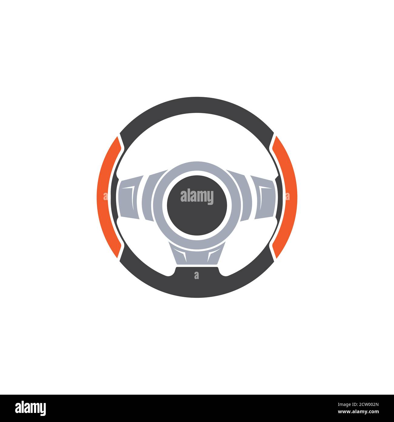 Steering Wheel vector image logo Stock Vector Image & Art - Alamy