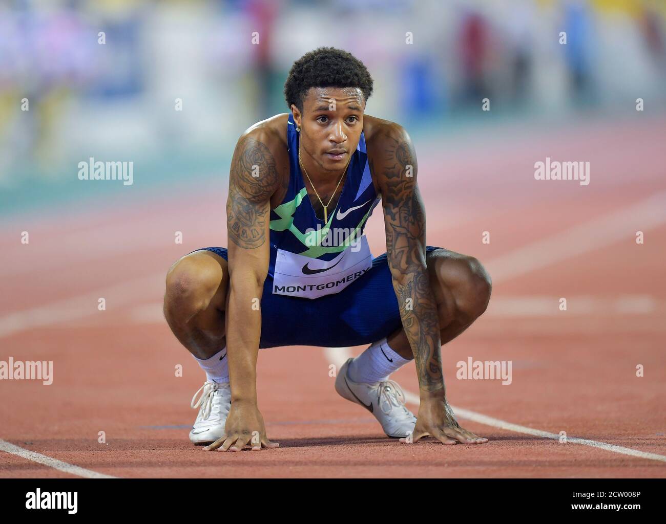 Doha, Qatar. 25th Sep, 2020. Kahmari Montgomery of the United States ...
