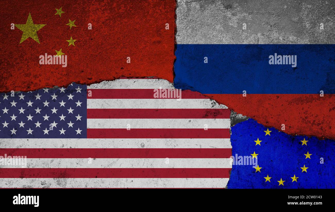 Trade union federation flags hi-res stock photography and images - Alamy