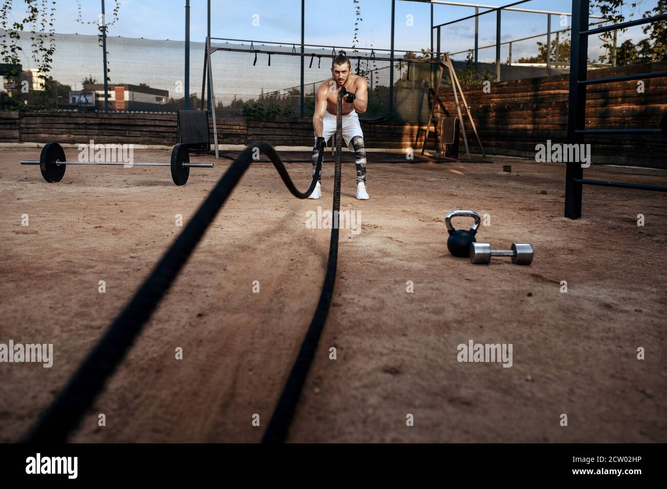 Bodyweight ropes hi-res stock photography and images - Alamy