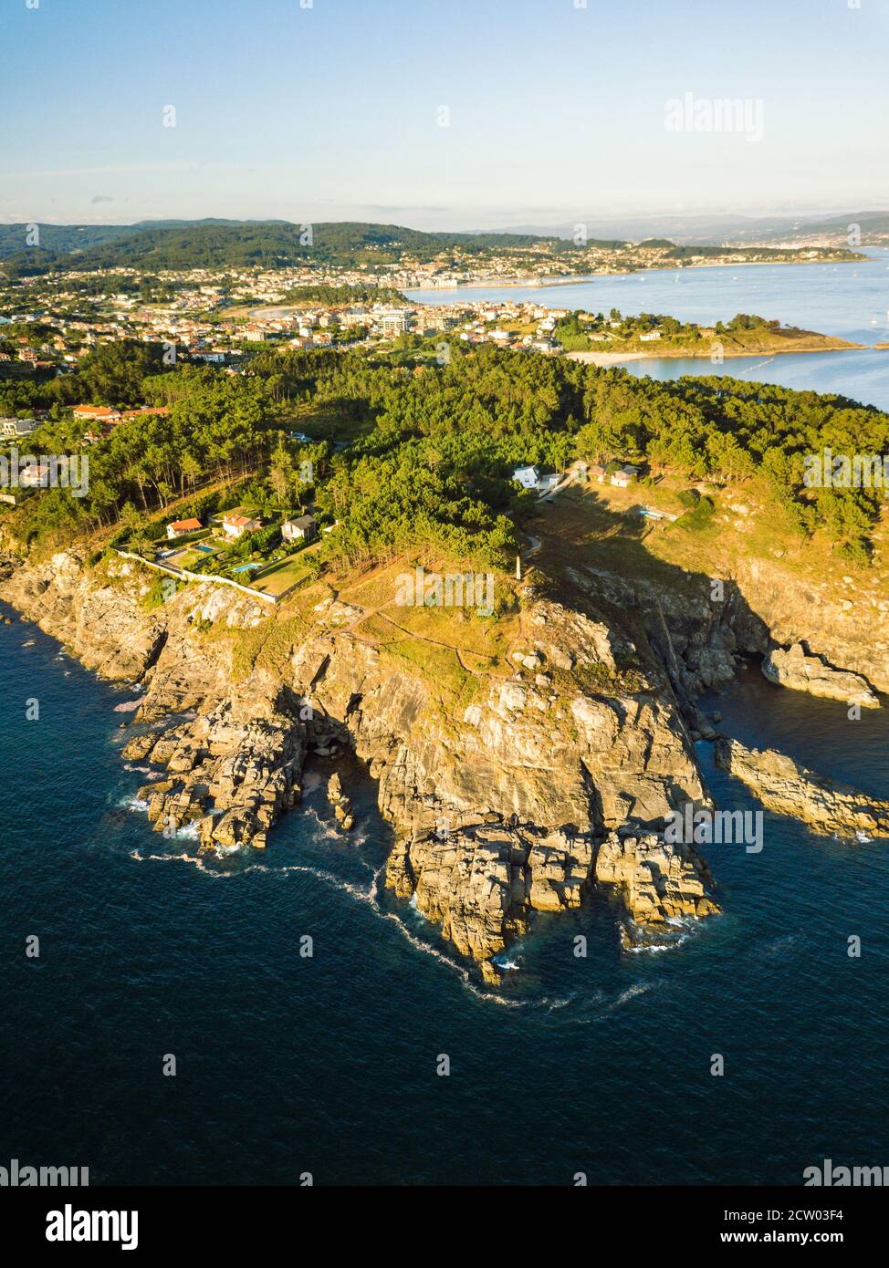 Ria coast galicia aerial hi-res stock photography and images - Alamy