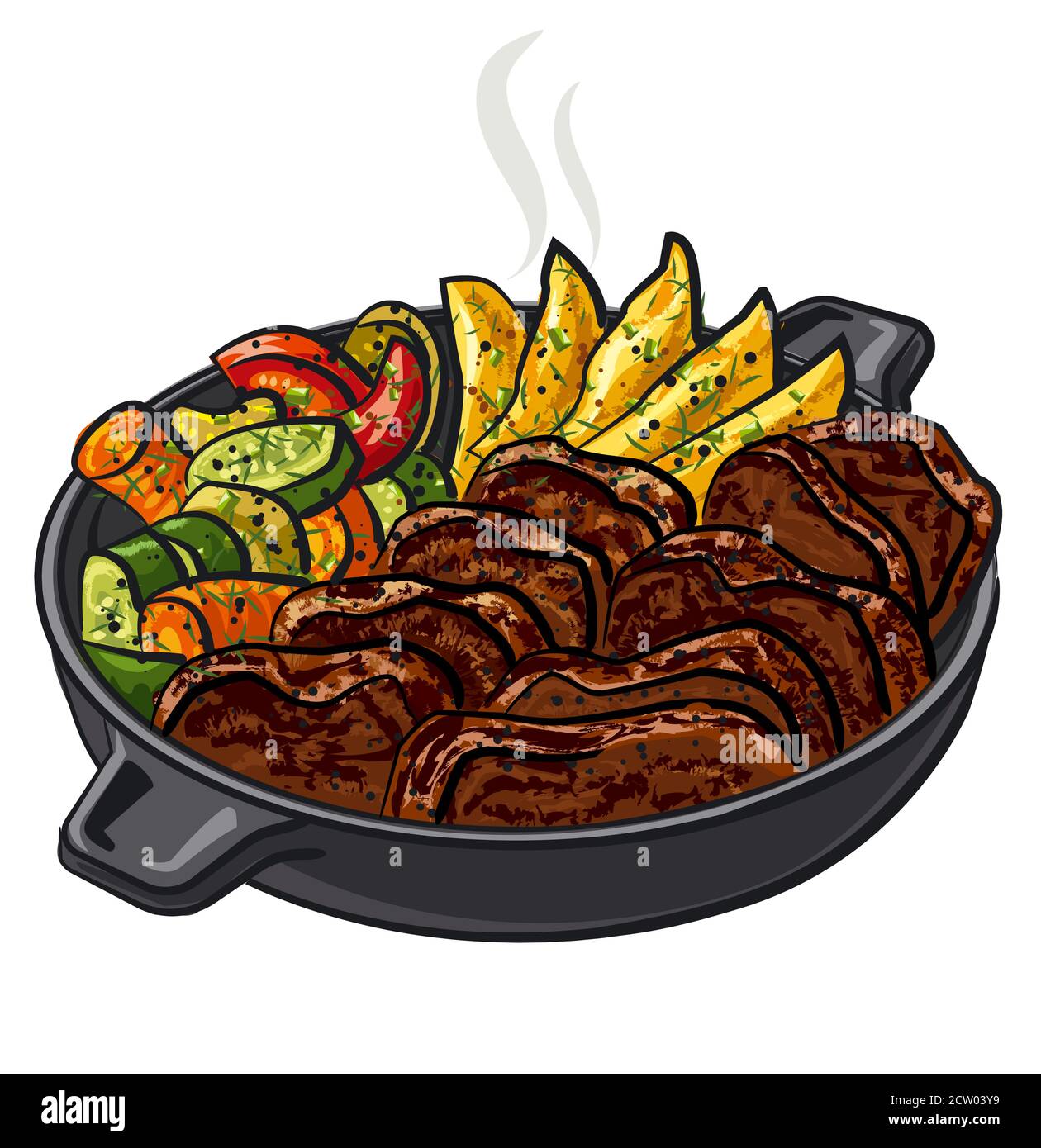 Carne Asada Dibujo