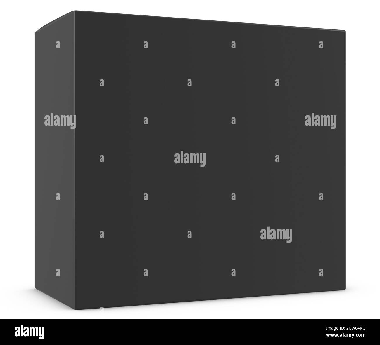 Realistic 3D Box Mock Up Template on White Background.3D Rendering,3D ...