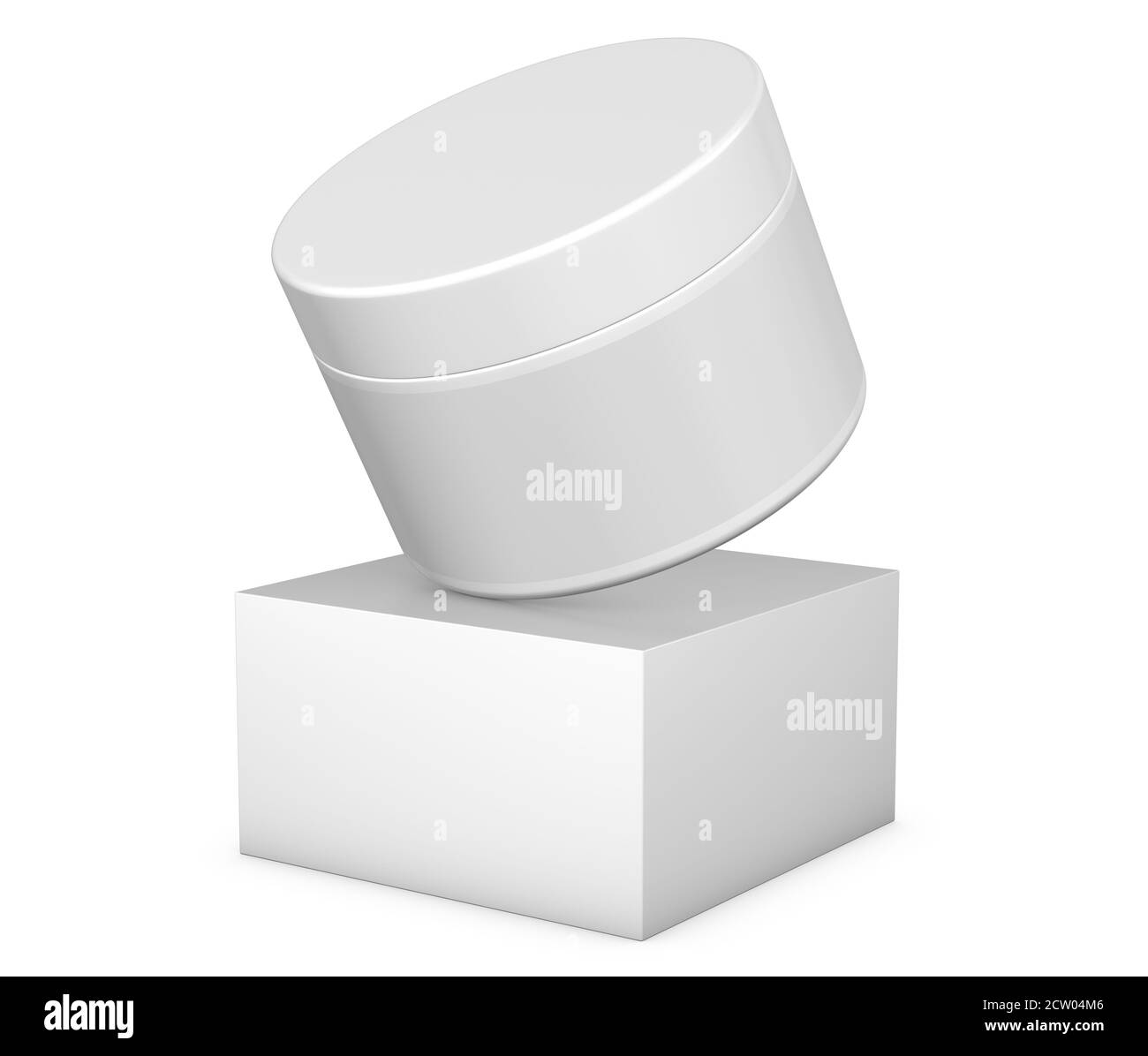 Realistic 3D Jar Template on White Background.3D Rendering,3D ...
