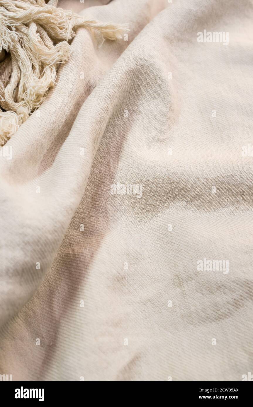 Vertical high angle shot of a piece of cloth Stock Photo - Alamy