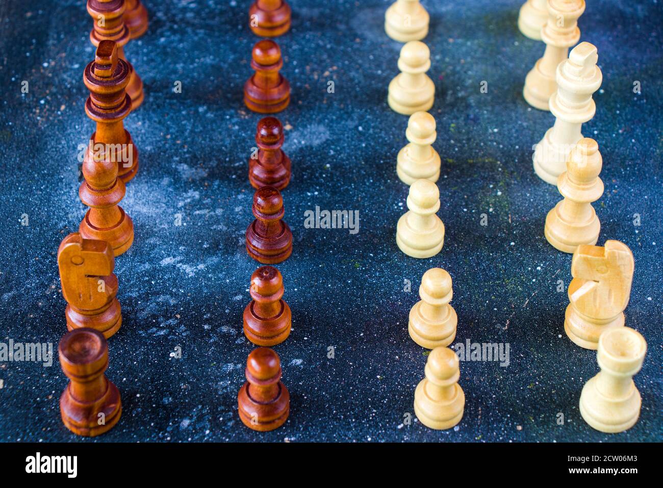Checkmate and chess Pawn figures close-up, boardgame Stock Photo - Alamy