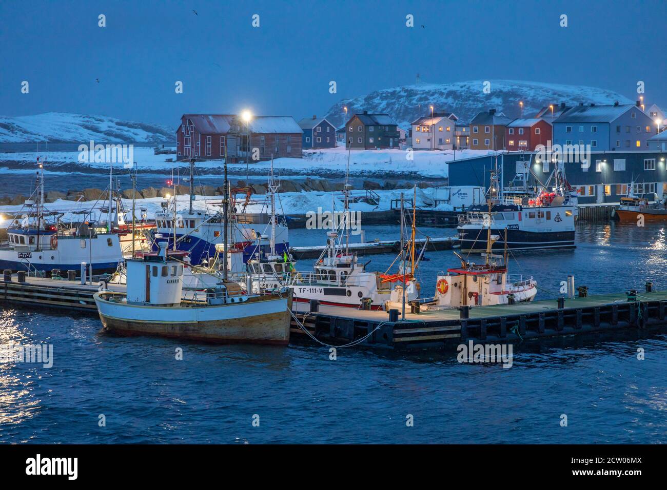 Winter wonderland in Vardø, North Norway Stock Photo - Alamy