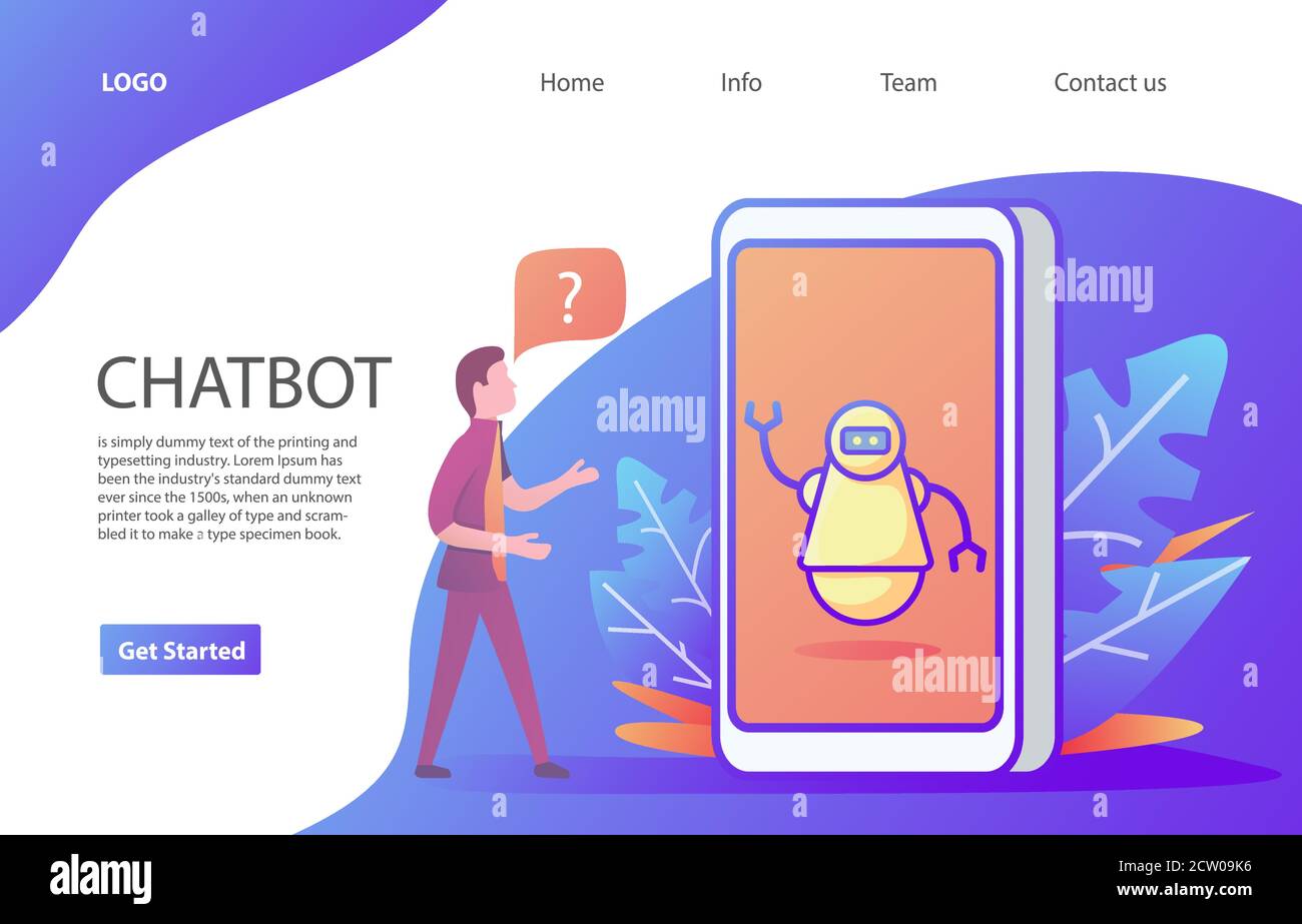 Man asks artificial intelligence advice hi-res stock photography and ...