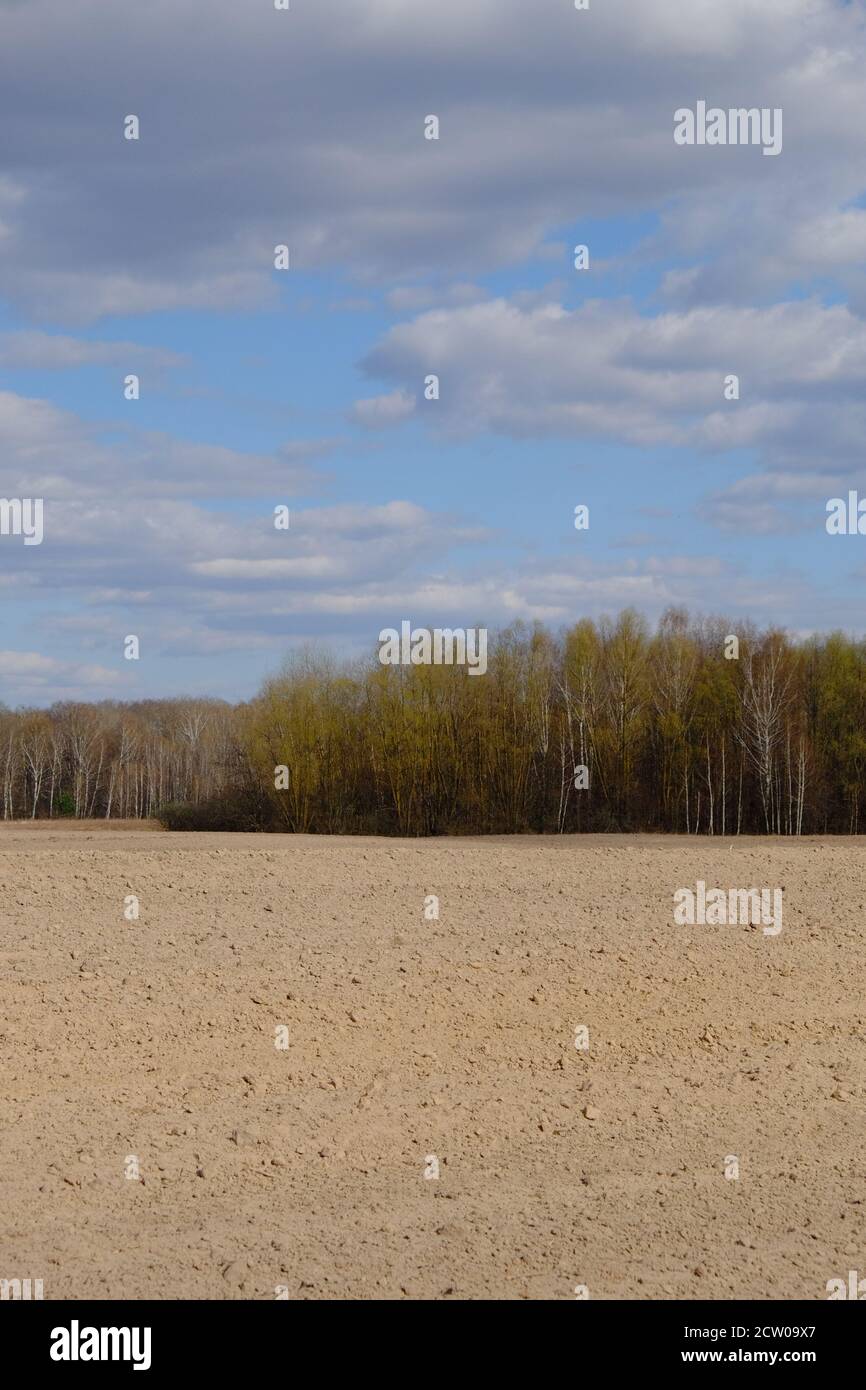 Field farm near forest hi-res stock photography and images - Alamy
