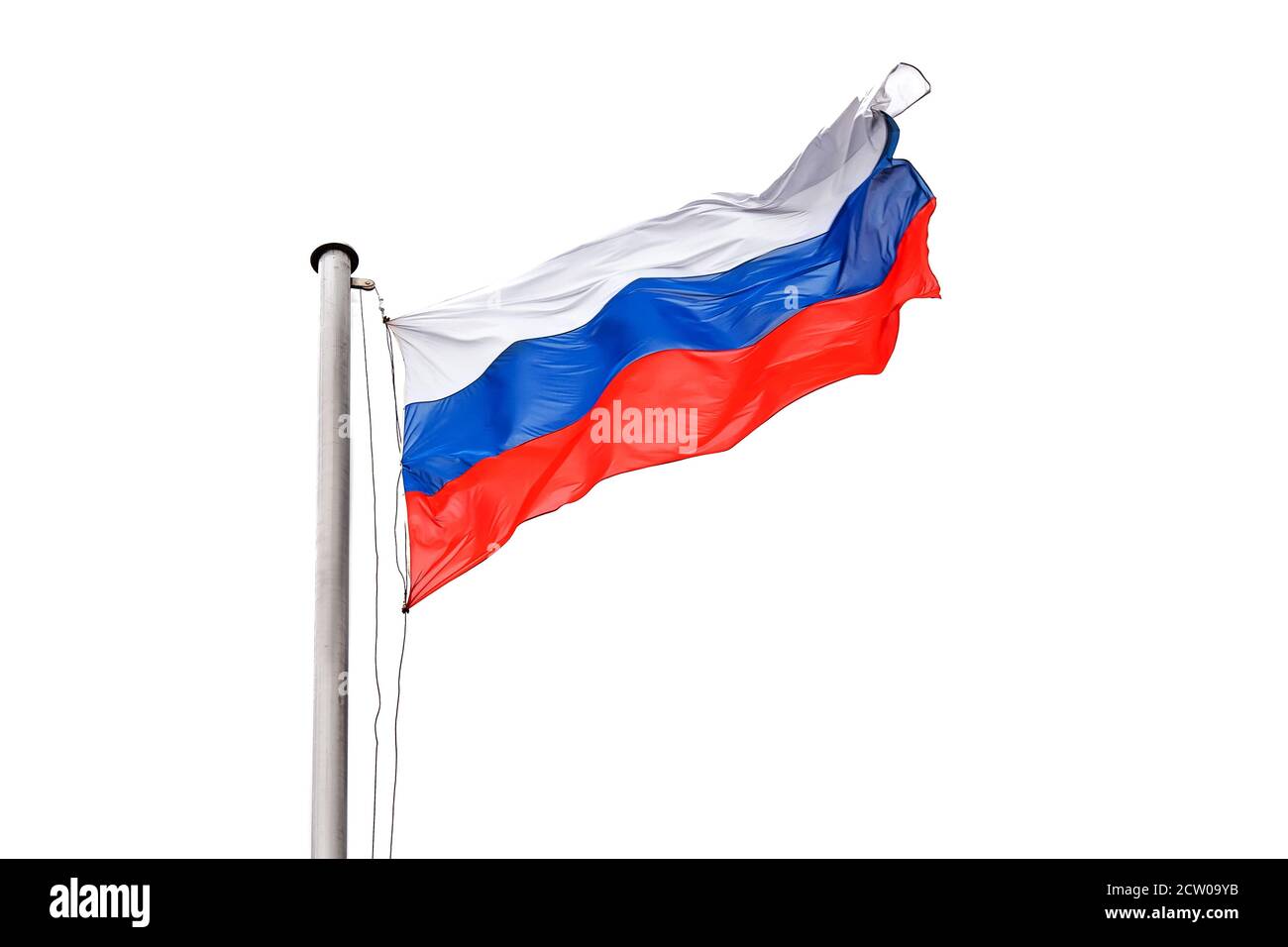 Russia flag waving hi-res stock photography and images - Alamy