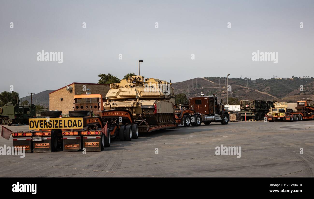 A U.S. Marine Corps M1150 Assault Breacher Vehicle from 1st Combat ...
